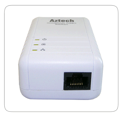 Aztech 85Mbps HomePlug Turbo Ethernet Adapter - فروشگاه مودم و تجهیزات ...