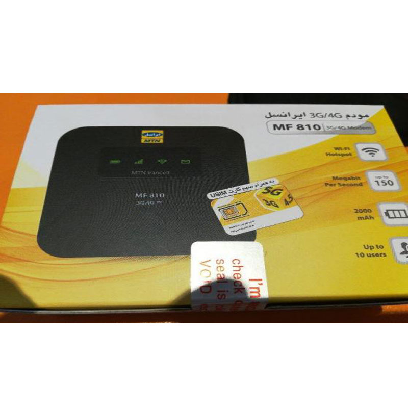 مودم 4G قابل حمل ایرانسل مدل MF810 - فروشگاه مودم و تجهیزات شبکه مودم مارت | خرید مودم 4G | خرید ...