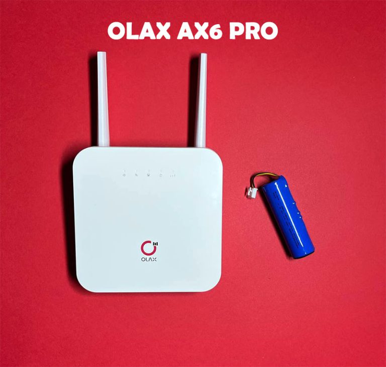 مودم روتر بی سیم 4G LTE اولاکس مدل AX6 Pro با باطری - فروشگاه مودم و تجهیزات شبکه مودم مارت ...