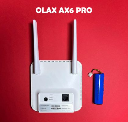 مودم روتر بی سیم 4G LTE اولاکس مدل AX6 Pro با باطری - فروشگاه مودم و تجهیزات شبکه مودم مارت ...